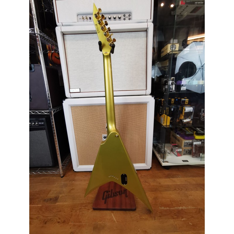 Guitare Signature Kirk Hammet modèle 602 Mettalic Gold KHV-MGO LTD